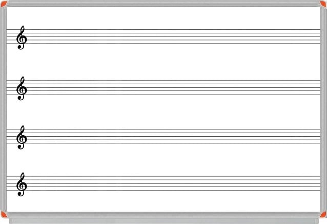 Бяла дъска с алуминиева рамка - Петолиние, 120 х 240 см | Борса Теодорос